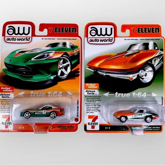 Toys | 223 Aw Auto World 7 11 Seven Eleven 1967 Chevy Corvette 2012 ...